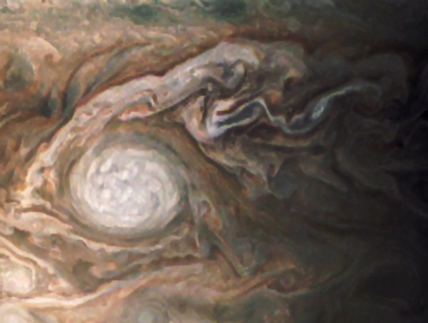 Junocam Image of the Earth-Sized “Red Spot Jr.” Storm on Jupiter ...