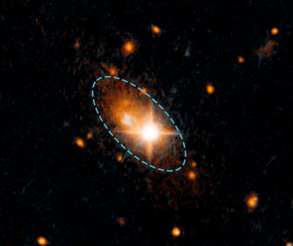 This Blazing Quasar Got Wave Motion Gunned Clear Out Of Its Galaxy ...